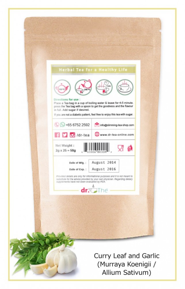 Curry Leaves/Sweet Neem Leaves and Garlic